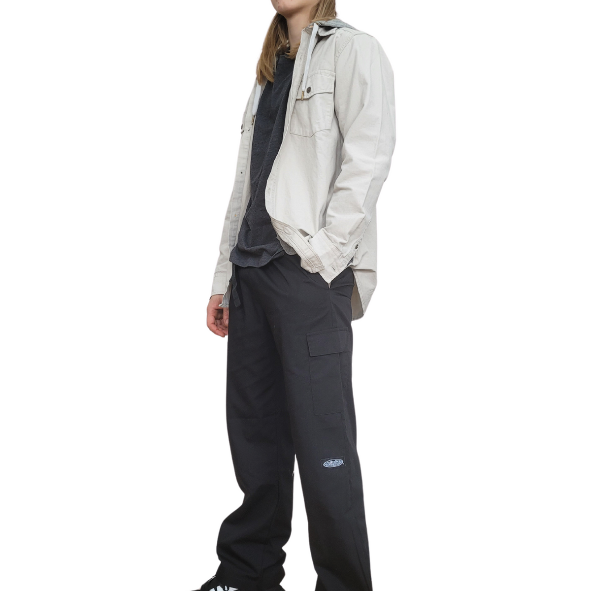 Adult Black Cargo Pants | Modrobes Canada